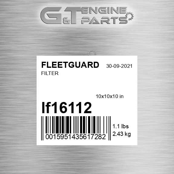 LF16112 FILTER fits FLEETGUARD (New OEM) - Walmart.com