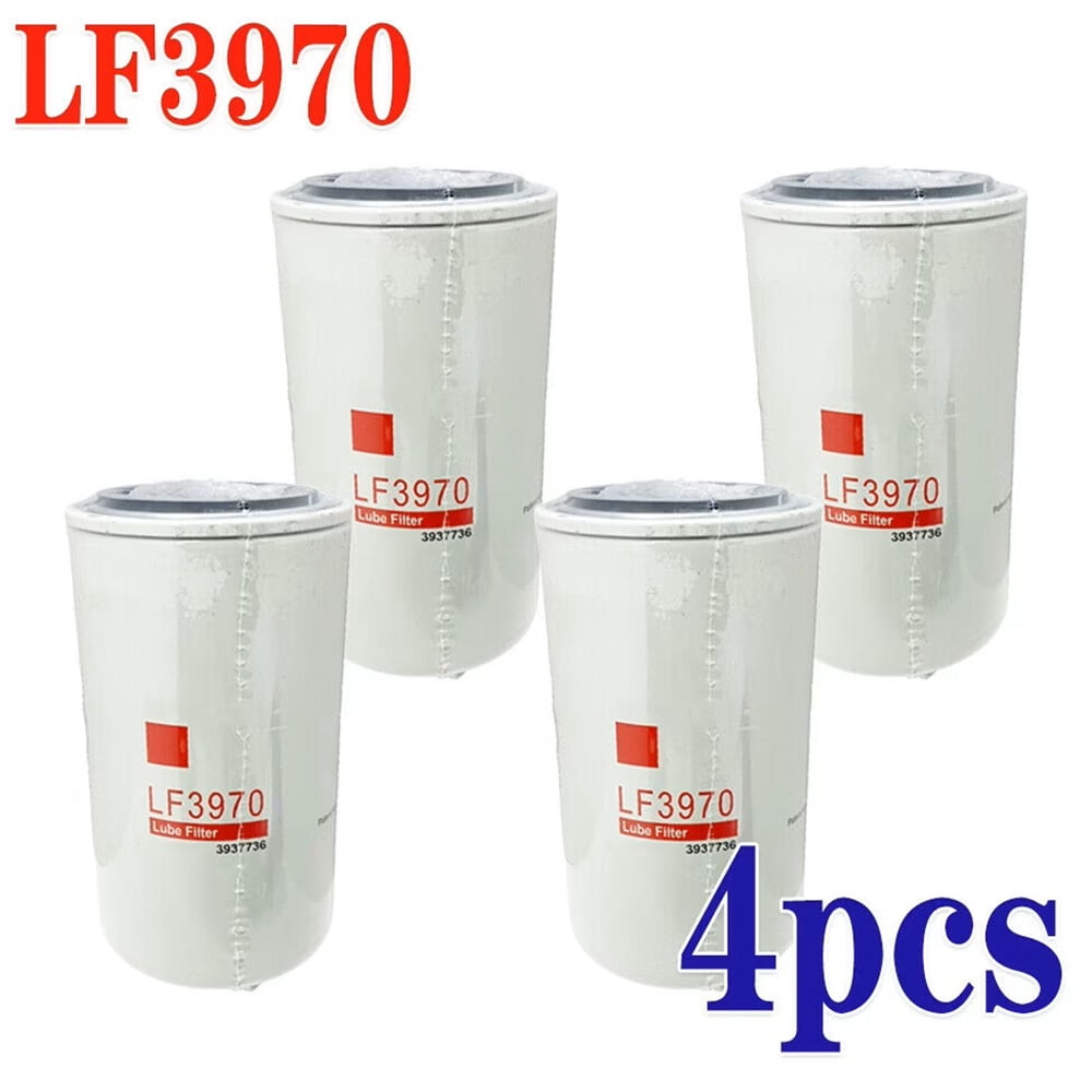 LF3970 Oil Filter For Cummins 3937736,3937144 *(4 Pack)* - Walmart.com