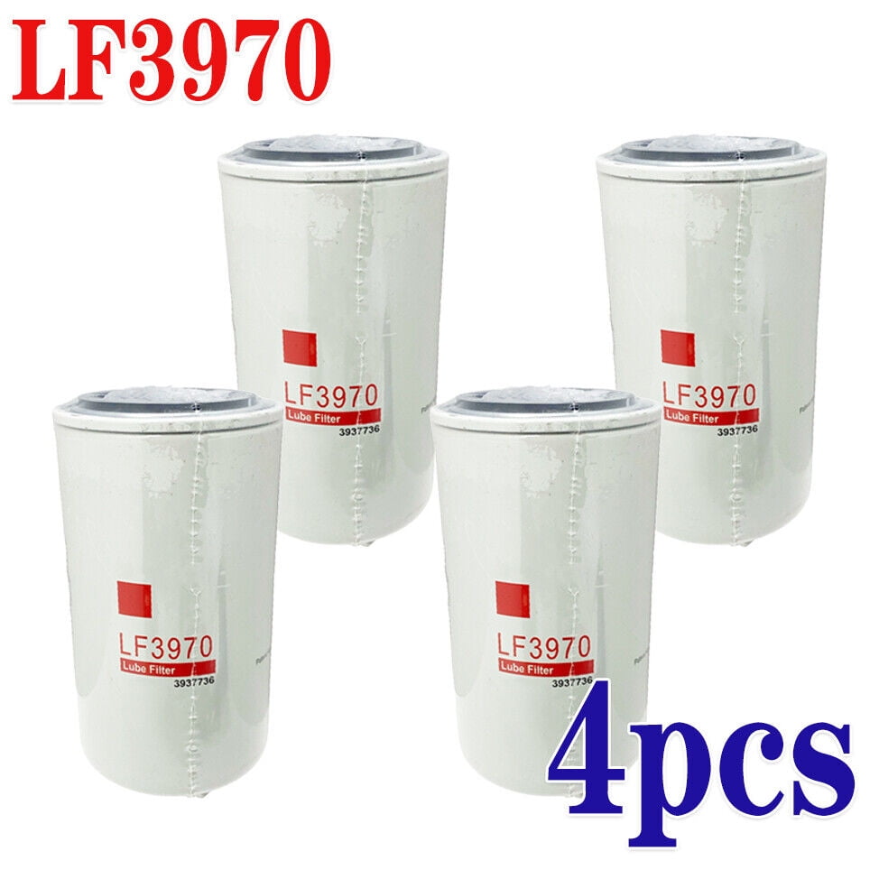 LF3970 Oil Filter For Cummins 3937736,3937144 *(4 Pack)* - Walmart.com