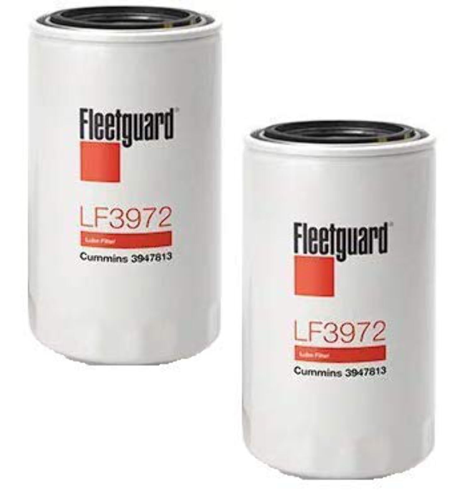 LF3972 Fleetguard Lube, Spin-On (Pack of 2), Replaces Baldwin BT7349 ...