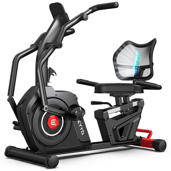 LFEYYD Light Commercial Recumbent Exercise Bikes for Seniors Magnetic ...