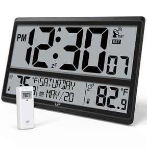 Digital Wall Clock Seconds