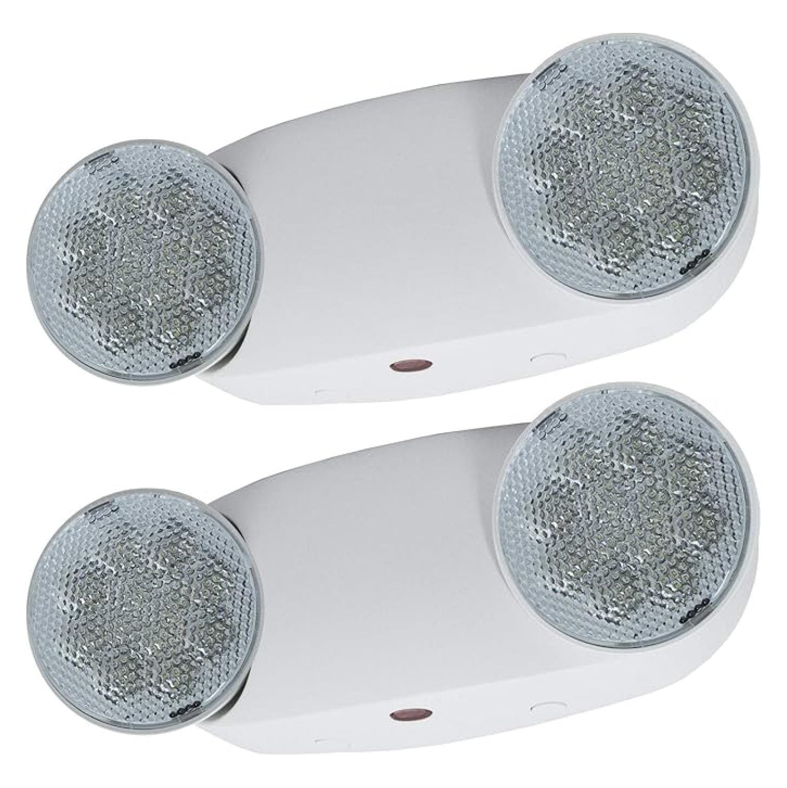 LFI Lights | Bright Oval Emergency Light | White Housing | Two LED ...
