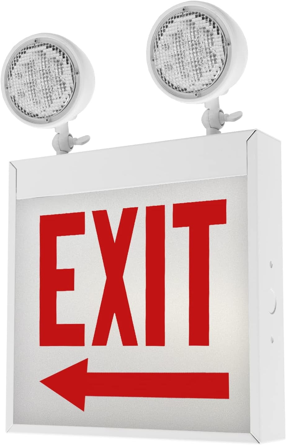 LFI Lights | Chicago Approved Combo Red Exit Sign with Emergency Lights ...