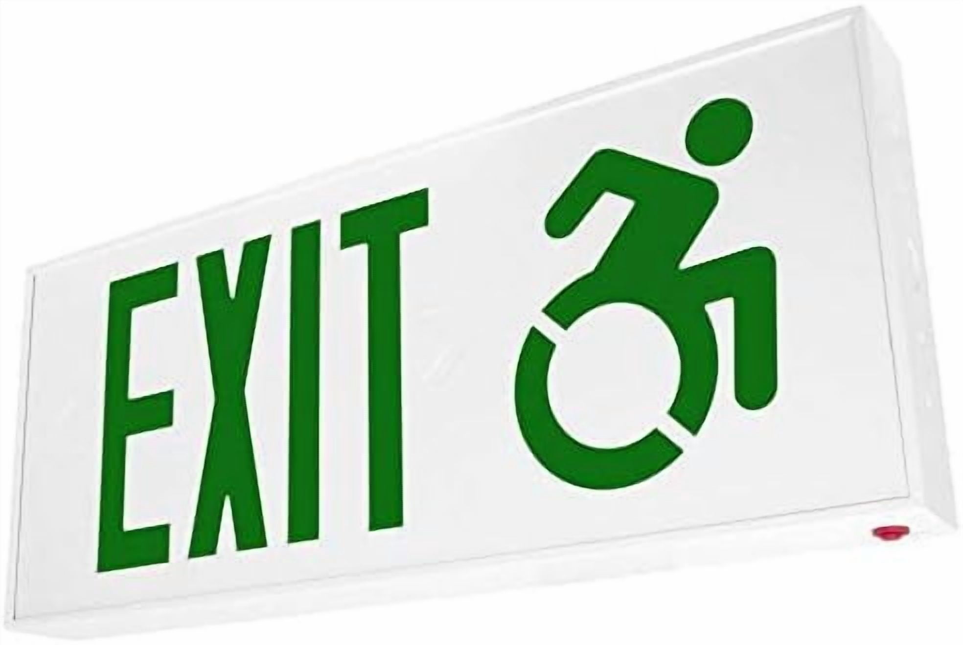 LFI Lights | Connecticut Approved Green Dynamic ISA Exit Sign | All LED ...