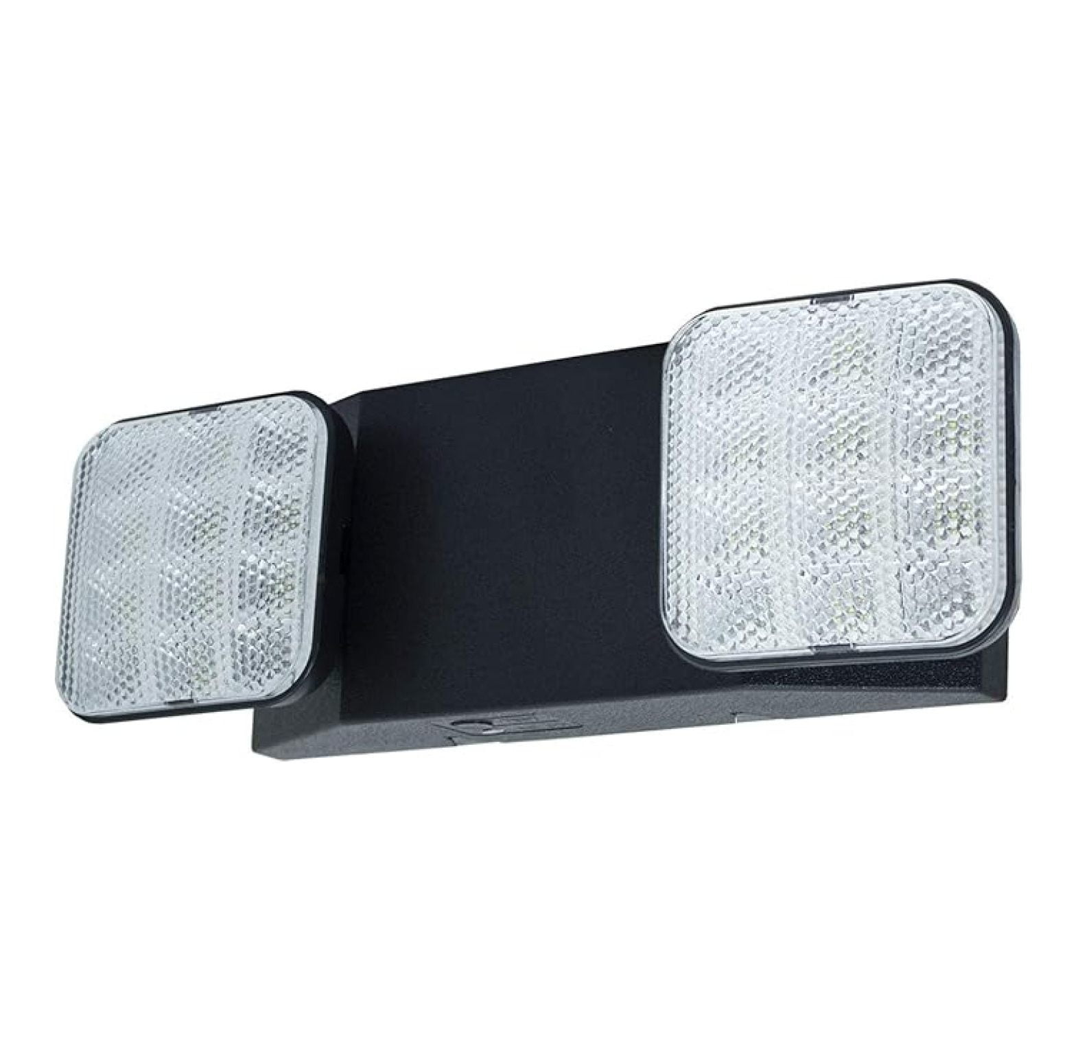 LFI Lights | Emergency Light | Black Housing | Two LED Adjustable ...