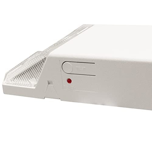 LFI Lights | Emergency Light | White Housing | Two LED Fixed Heads ...