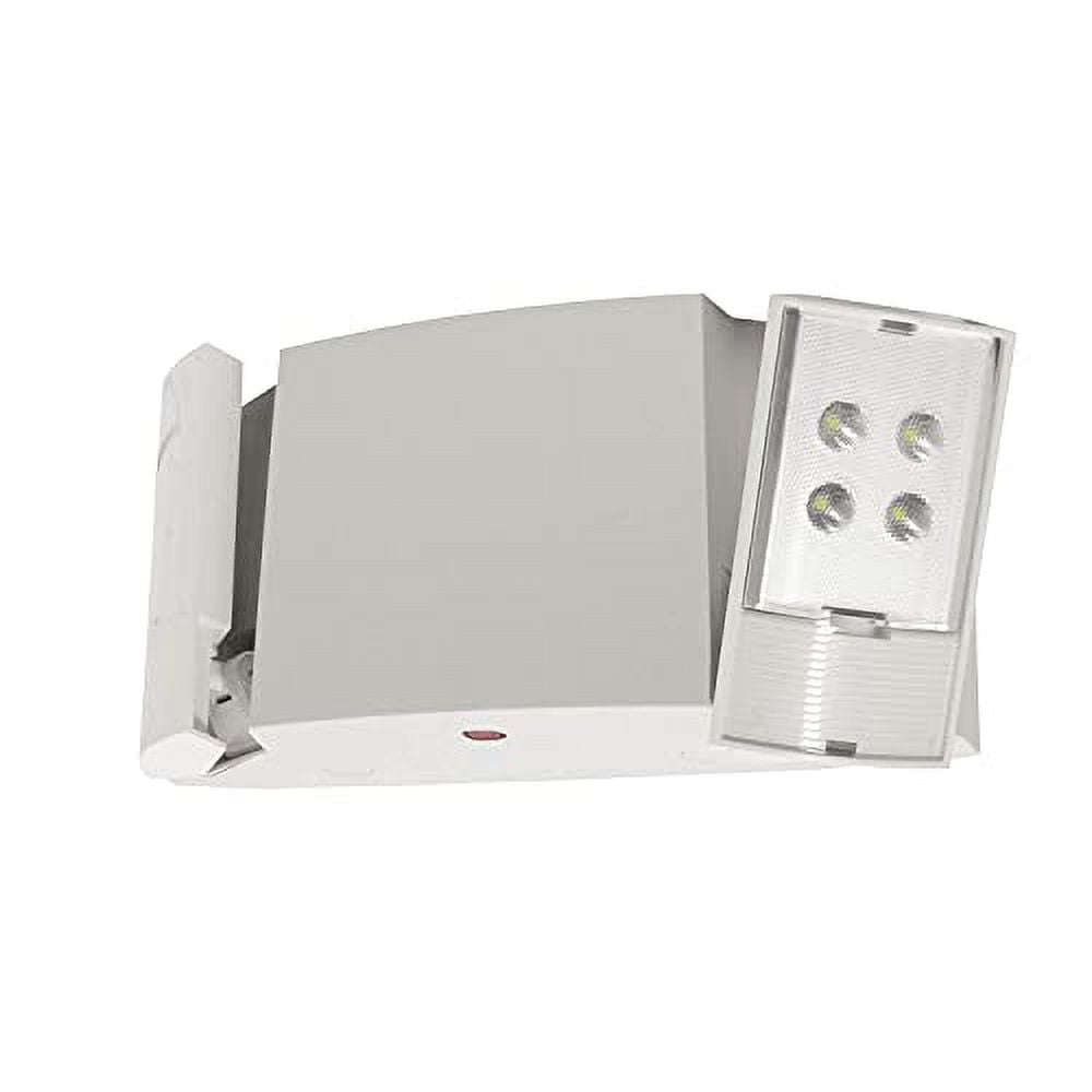 LFI Lights | Emergency Light | White Housing | Two Ultra-Bright LED ...