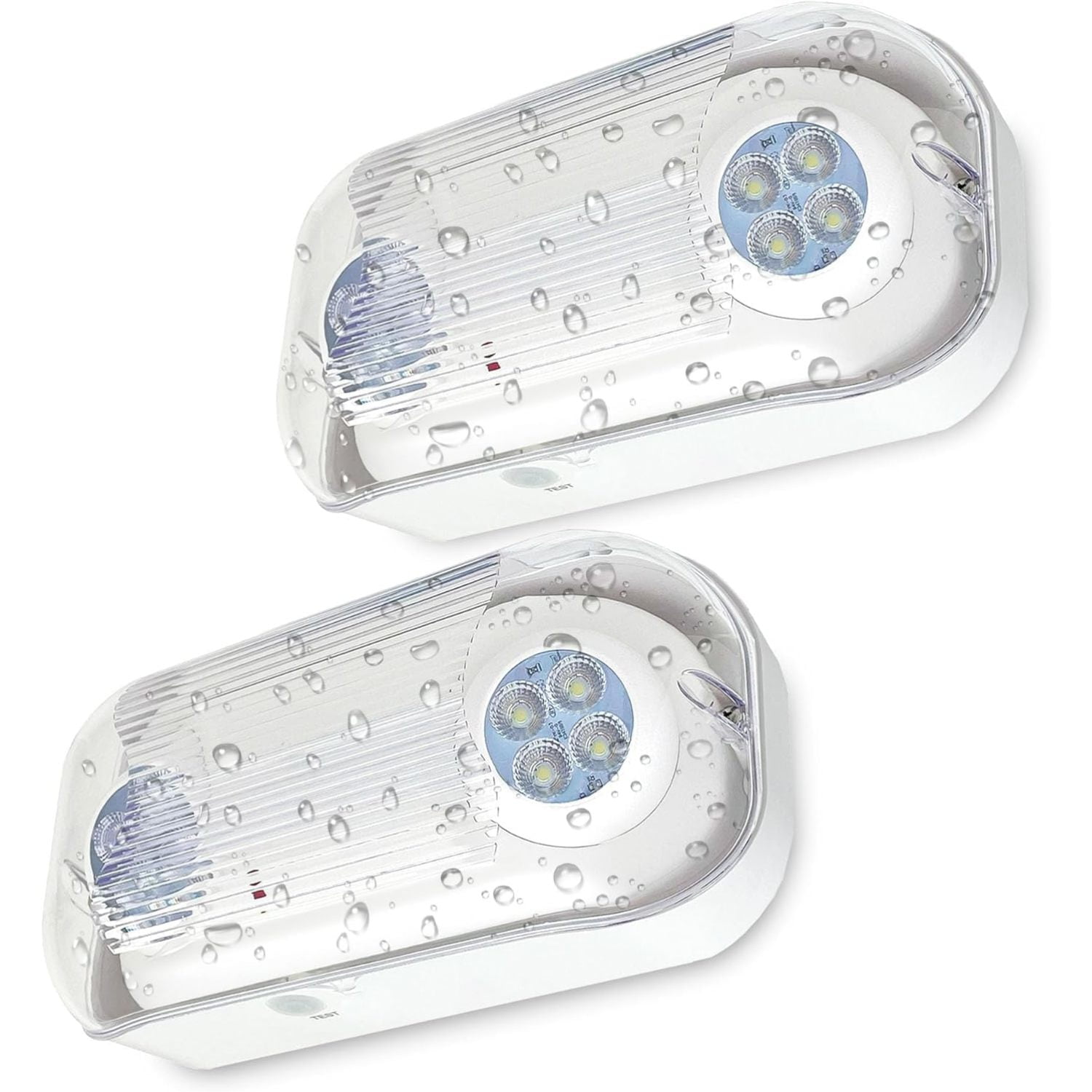 LFI Lights Outdoor Emergency Light - Wet Location Rated, Battery Backup ...