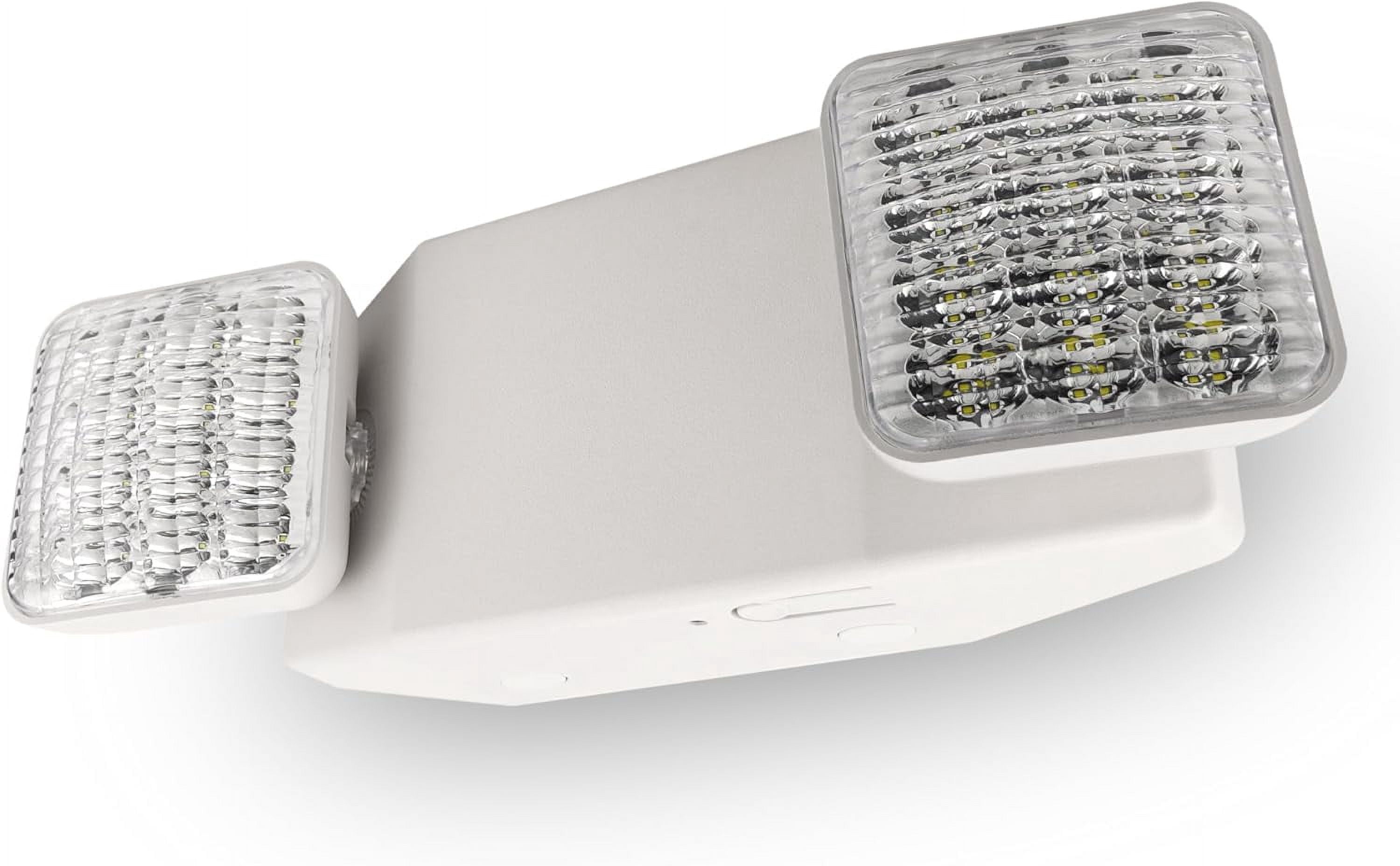LFI Lights® Self Testing LED Emergency Light, Hardwired with Battery ...
