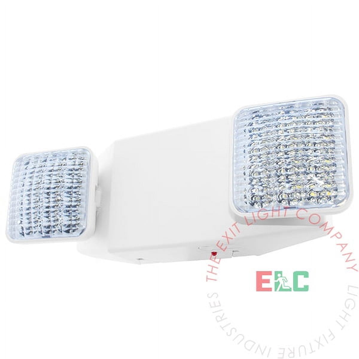LFI Lights | Standard Bright LED Emergency Light | White Housing | Self ...