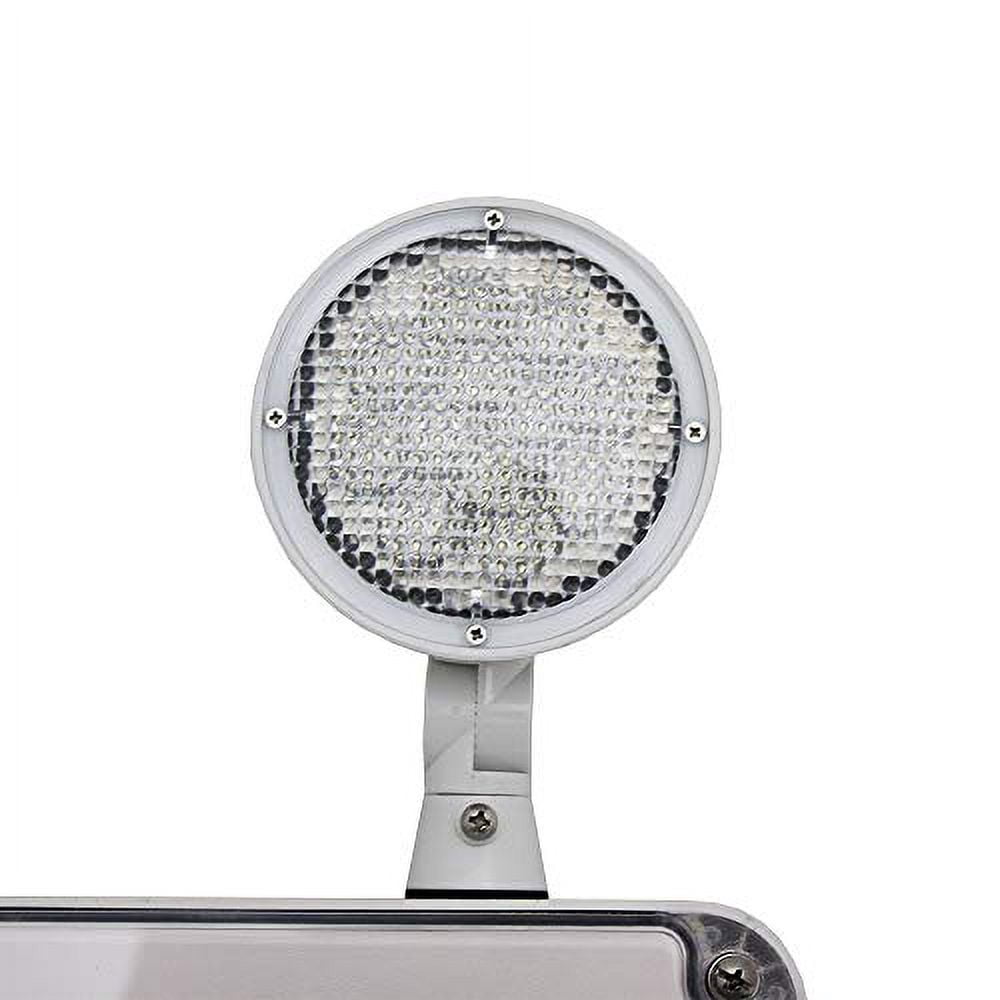 LFI Lights | Wet Location Rated Combo Red Exit Sign with Emergency ...
