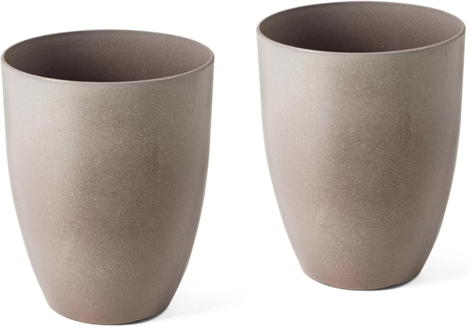 LFLF 16.75" H Tall Outdoor Planters Set of 2, Large Planters for ...