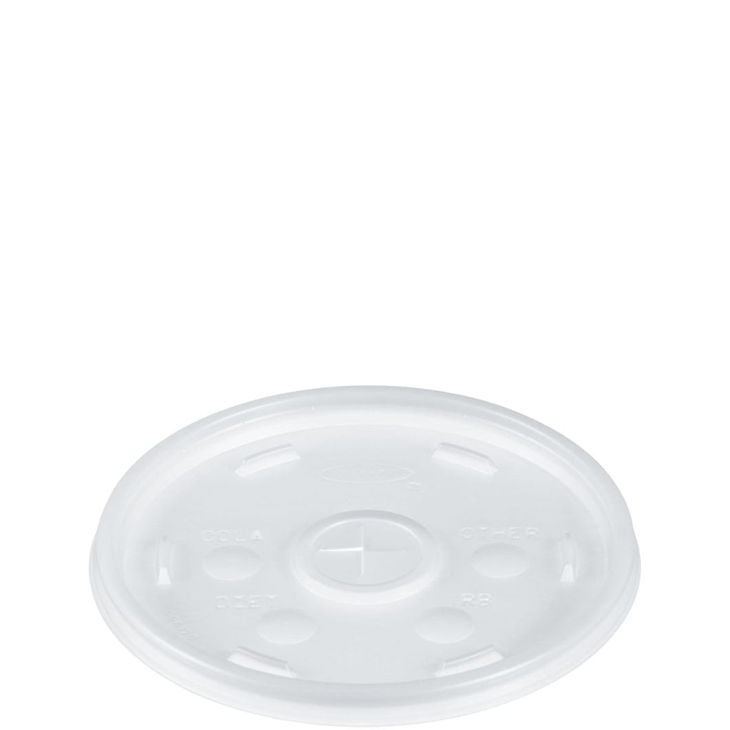 LFLF 20SL Plastic Straw-Slotted Lid for 20-Series LFLF Foam Cups and ...
