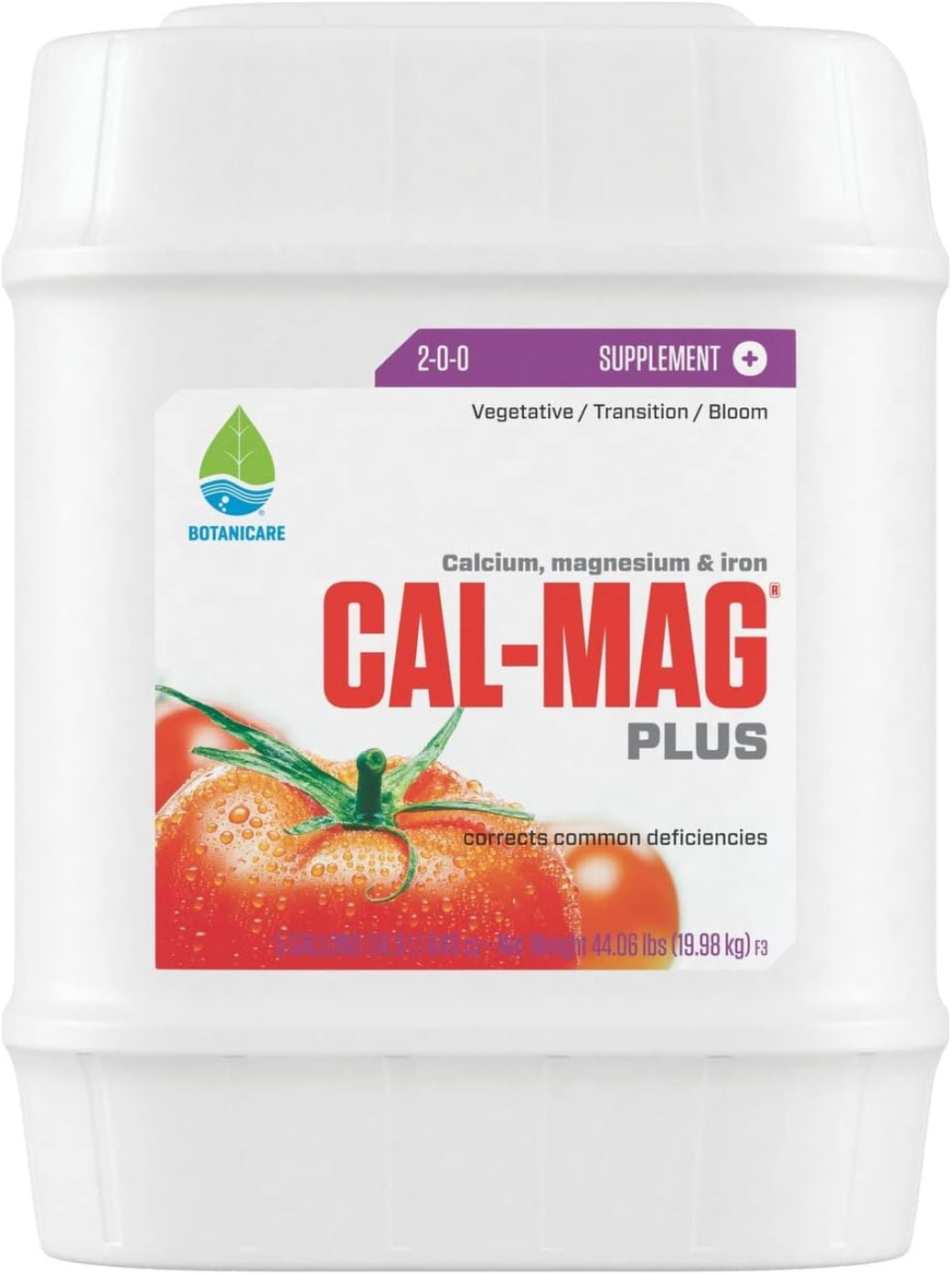 LFLF Cal-Mag Plus, A Calcium, Magnesium, And Iron Plant Supplement, Corrects Common Plant ...