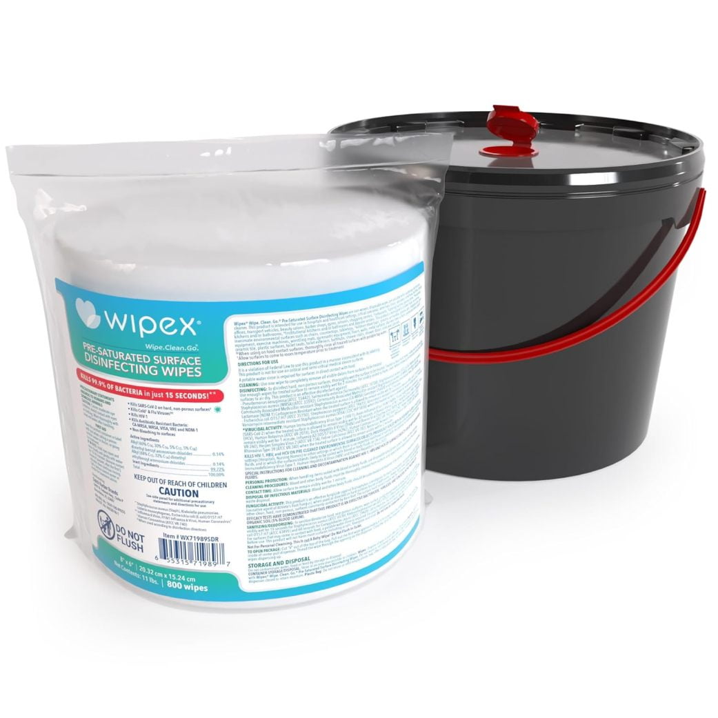 LFLF Gym Wipes Antibacterial Refills - Get (1) 800ct EPA Registered ...