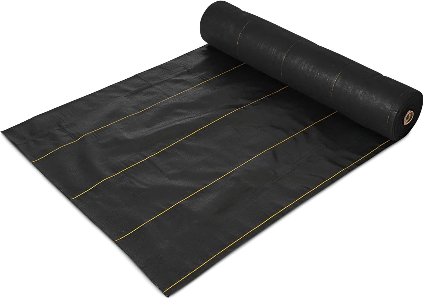 LFLF Pro-5 Weed-Barrier Woven Landscape Fabric, 5 oz, Black, 4' x 250 ...