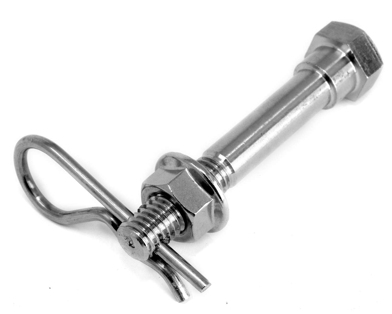 LFPartS 100% Stainless Steel Trailer Hitch Pin Anti-Rattle No Wobble ...