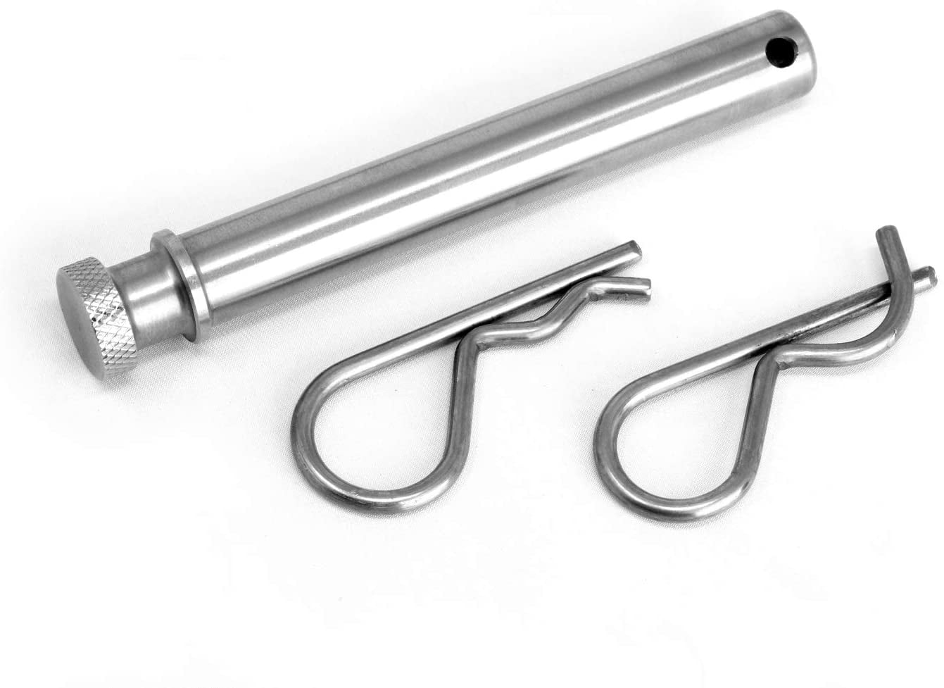 LFPartS 100% Stainless Steel Trailer Hitch Pin Keeper Grip Clip Kit ...