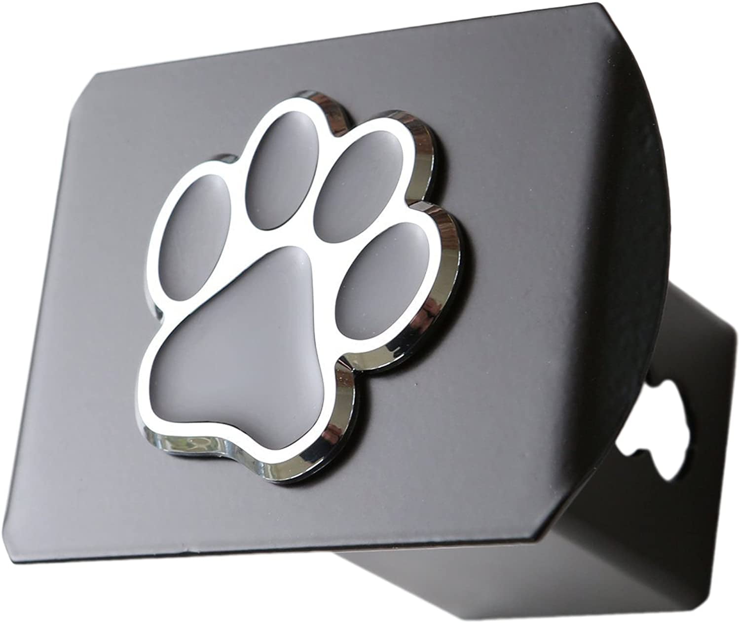 LFPartS Bear Dog Animal Paw Foot 3D Emblem Metal Trailer Hitch Cover ...