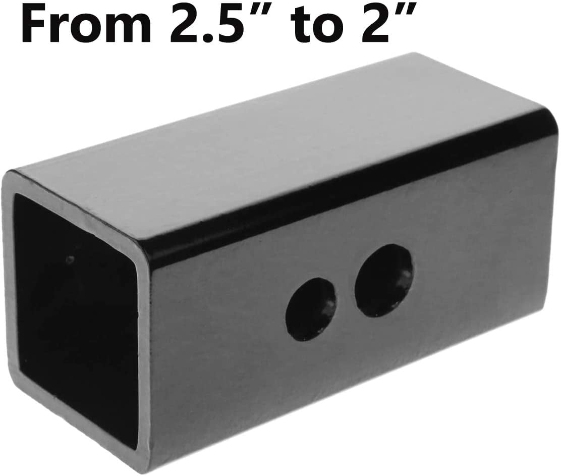 LFPartS C1-MD0S-ARB3 Trailer Towing Receiver Adapter 2.5" to 2" Metal ...