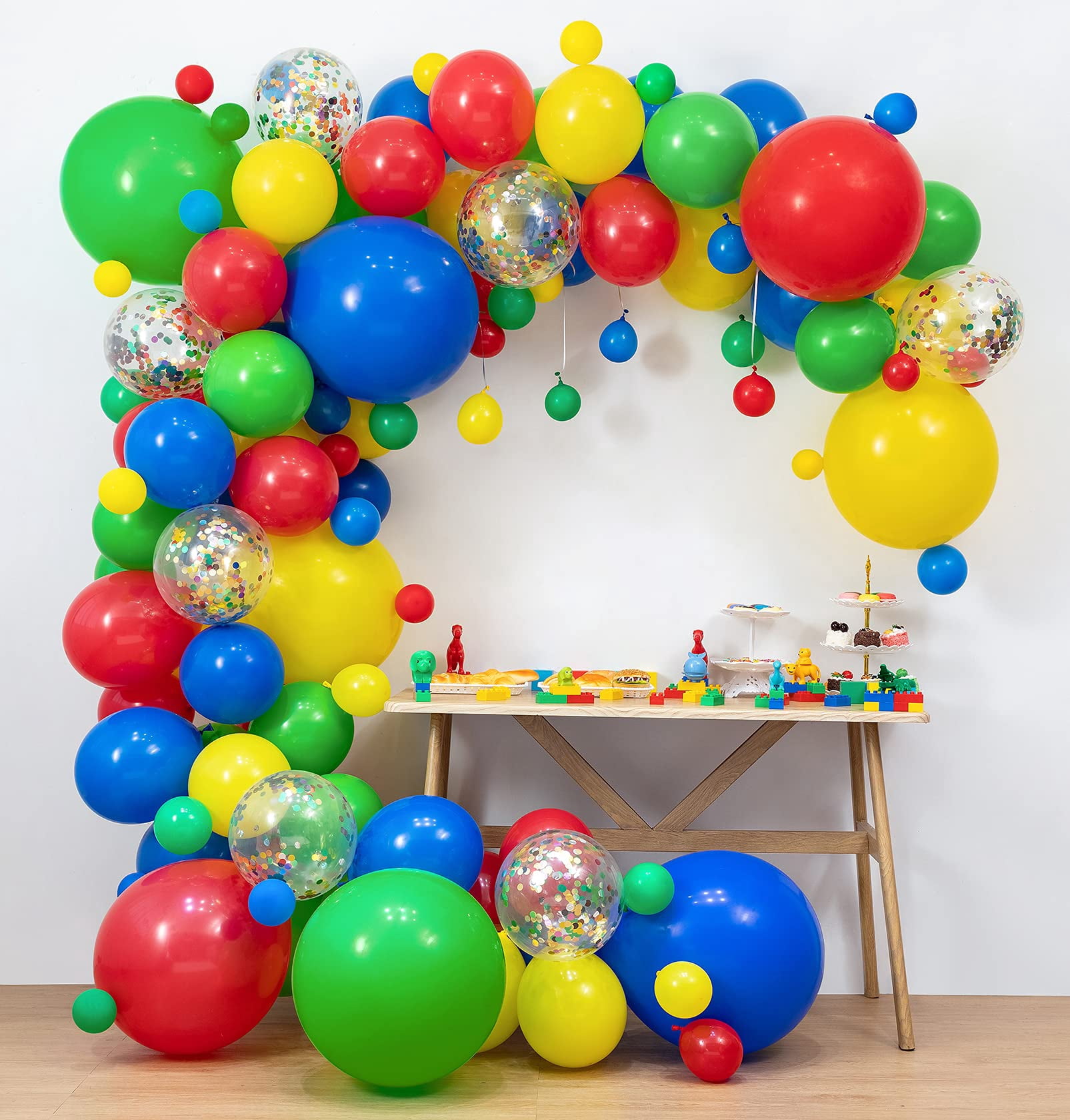LFVIK Circus Balloon Arch&Red Yellow Blue NSD3 Green 4 Sizes 18''12''10 ...