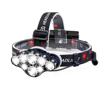 2023 Upgraded Super Bright LED Head Torch Rechargeable, 22000 Lumen, 10 ...