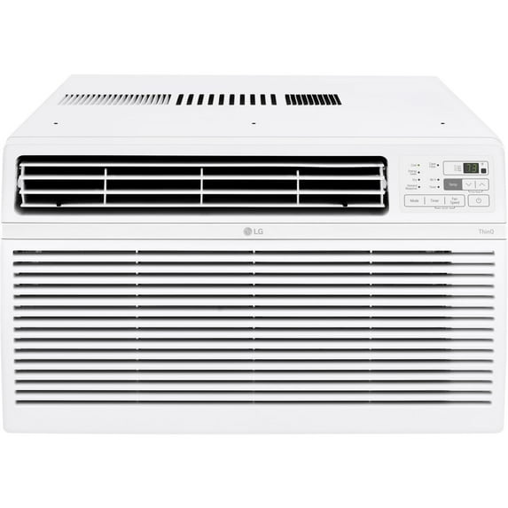 LG 14,000 BTU Smart Air Conditioning Unit, WiFi, 700 Sq ft Window AC with Remote, LW1521ERSM1 ...