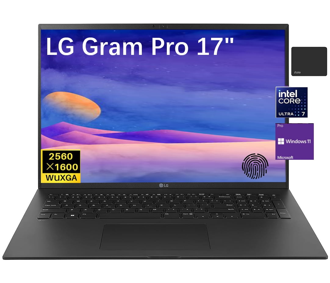 LG 17" Gram Pro Lightweight Laptop,WQXGA 2560x1600 Display,Intel Evo ...