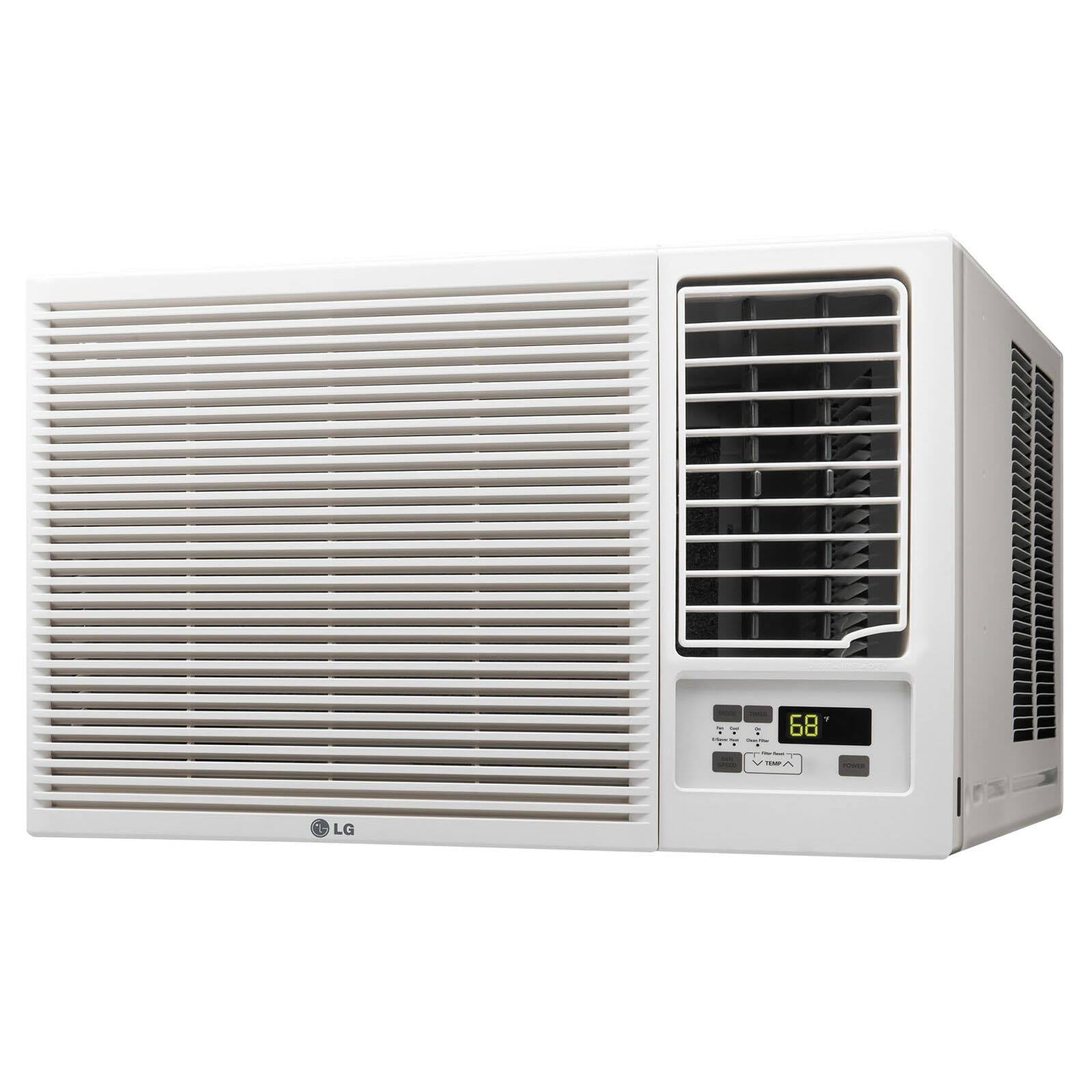 Lg 18 000 Btu Window Air Conditioner With Supplemental Heat Cools