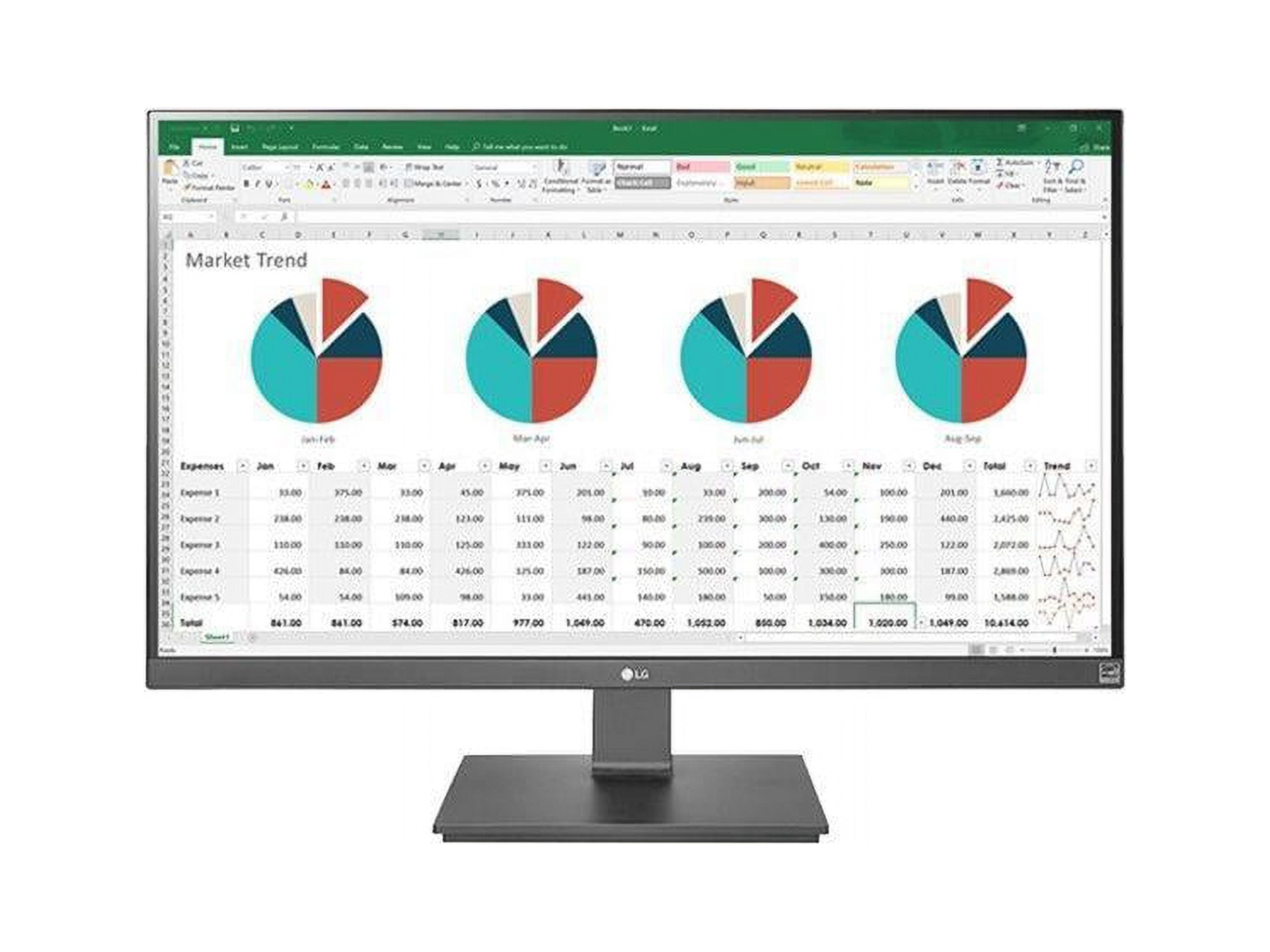 LG 27'' LG 4K UHD Monitor for Business with Ergonomic Stand - Walmart.com
