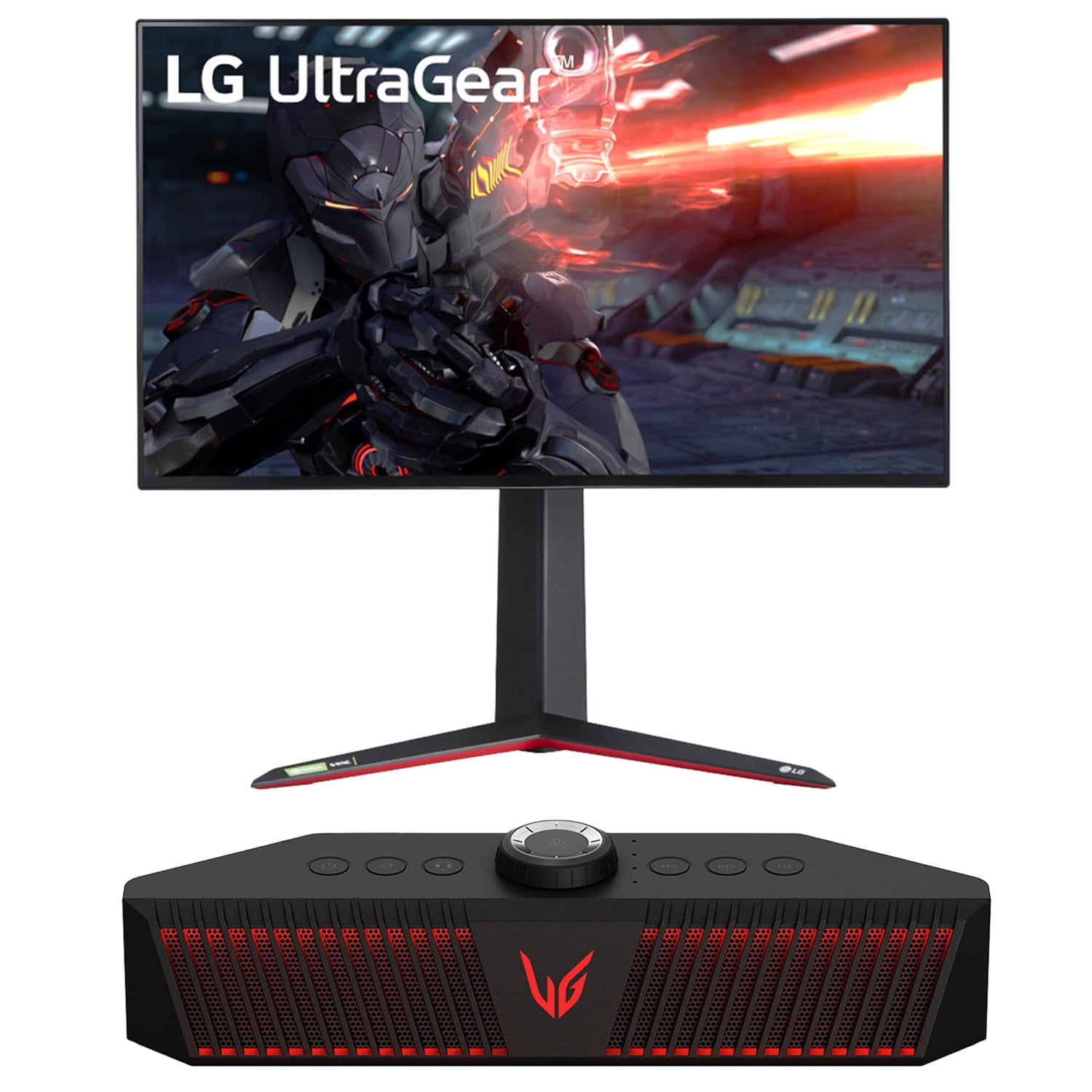 LG 27" UltraGear 4K UHD Nano IPS Gaming Monitor + LG UltraGear GP9 ...