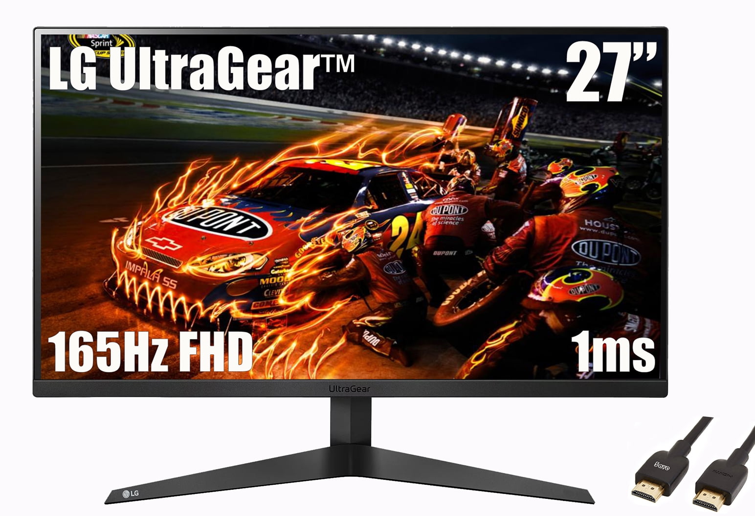 LG 27” UltraGear Gaming Monitor, FHD (1920 x 1080) , 165Hz, 1ms, AMD ...