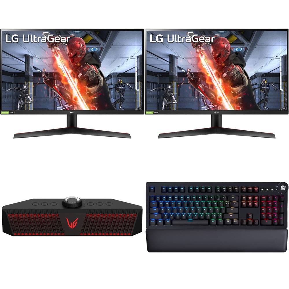 LG 27GN800-B 27" UltraGear QHD IPS 144Hz 16:9 G-SYNC HDR Dual Monitor ...