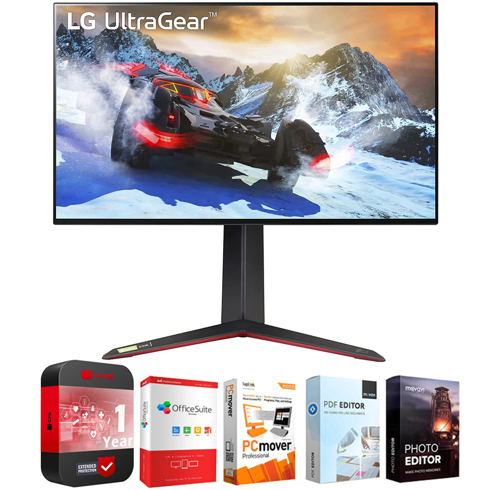 LG 27GP950-B 27" UltraGear 4K UHD Nano IPS 1ms 144Hz G-Sync Gaming ...
