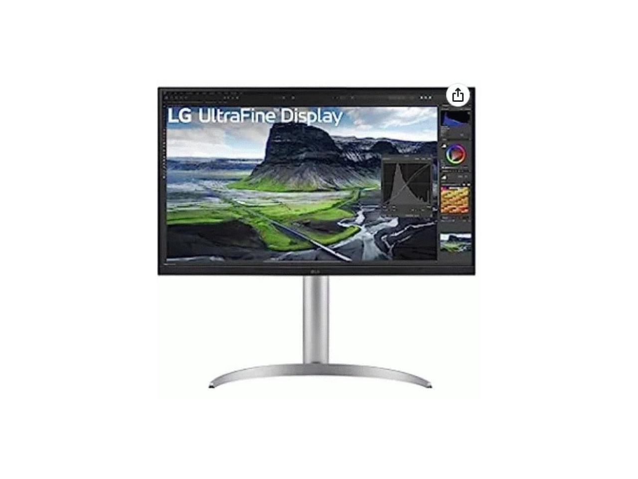 LG 32BQ85U-W 32" 4K UHD LCD Monitor with Nano IPS Technology, HDMI and ...