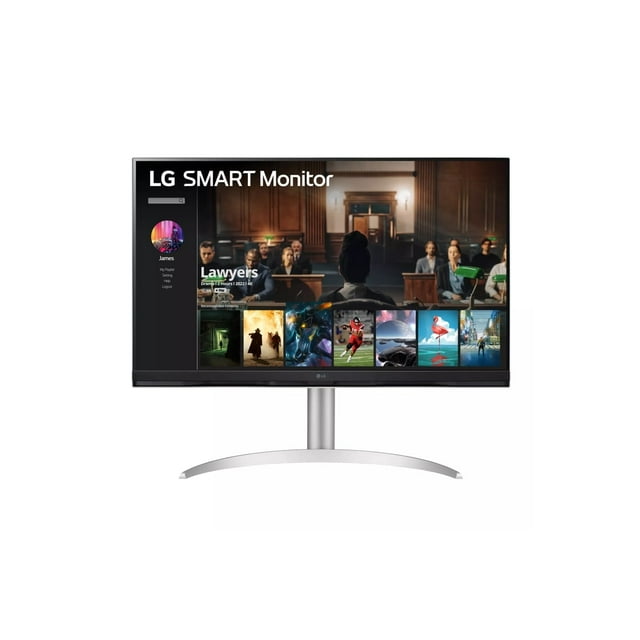 LG 32SQ730S-W 31.5" UltraFine 4K UHD 5ms 65Hz Smart LED Monitor, White ...