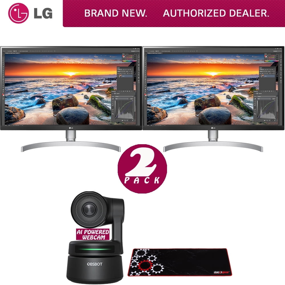 LG 32UP550-W 32" (3840 x 2160) VA Display PC Dual Monitor with AMD ...