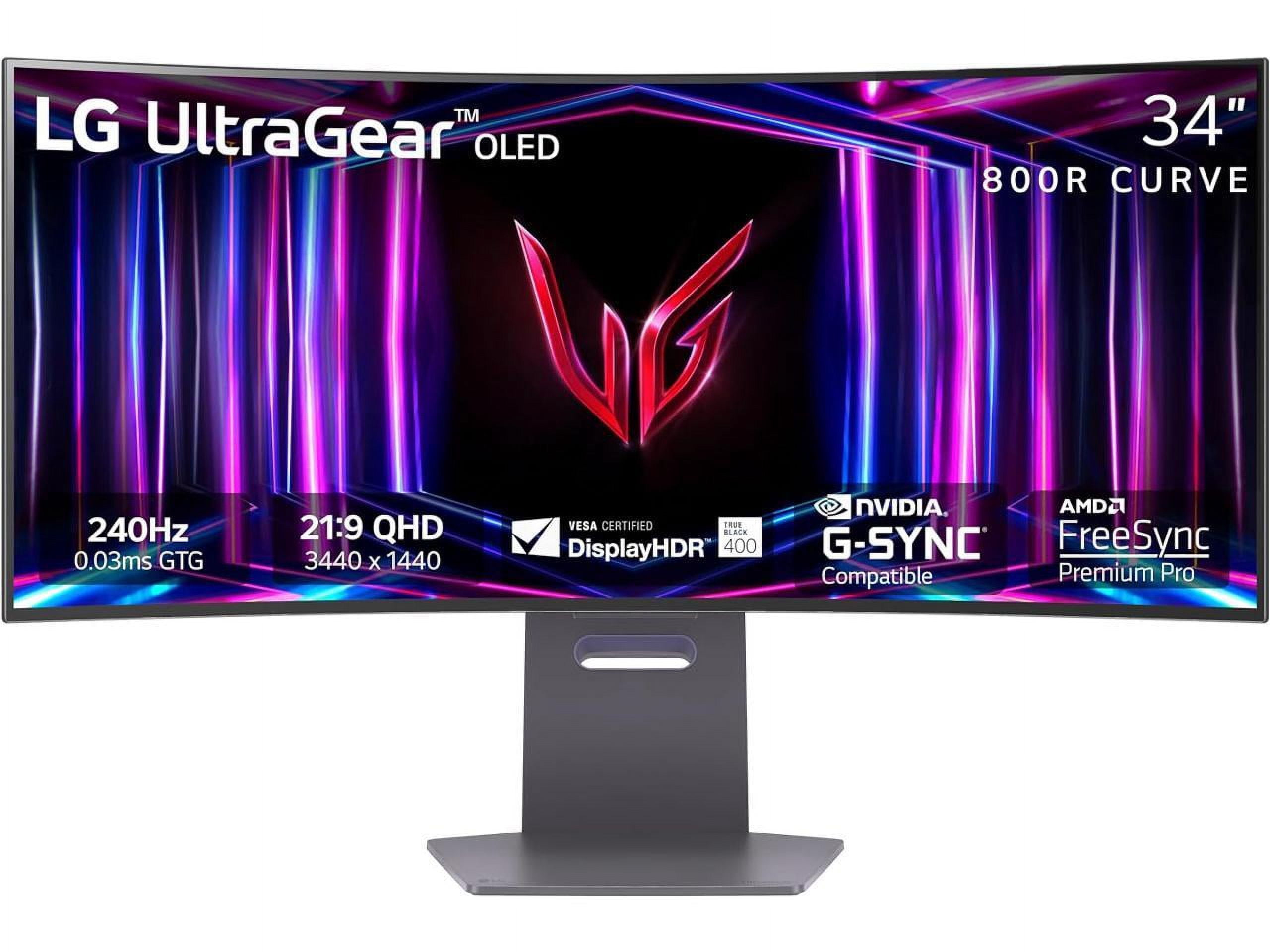 34" UltraGear™ OLED Curved Gaming Monitor WQHD FreeSync Premium Pro ...