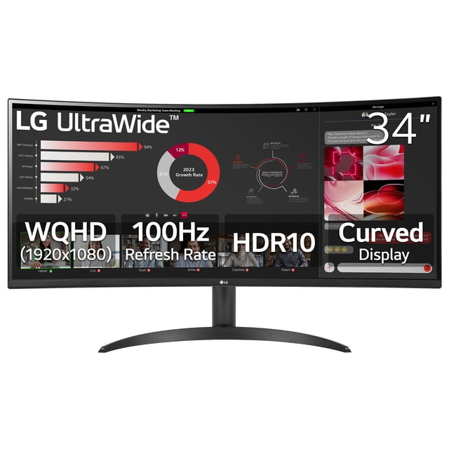 LG 34" UltraWide Monitor - Inch product bins for ecommerce - Walmart ...