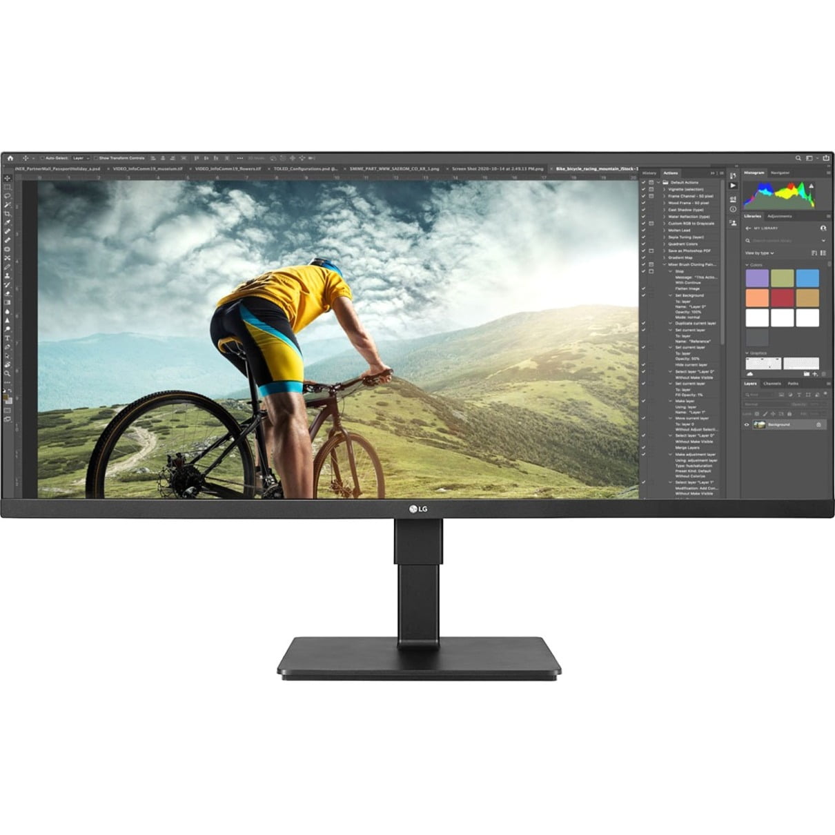 LG 34BN670-B 34" 2560x1080 21:9 HDMI Display Port IPS Display Monitor ...