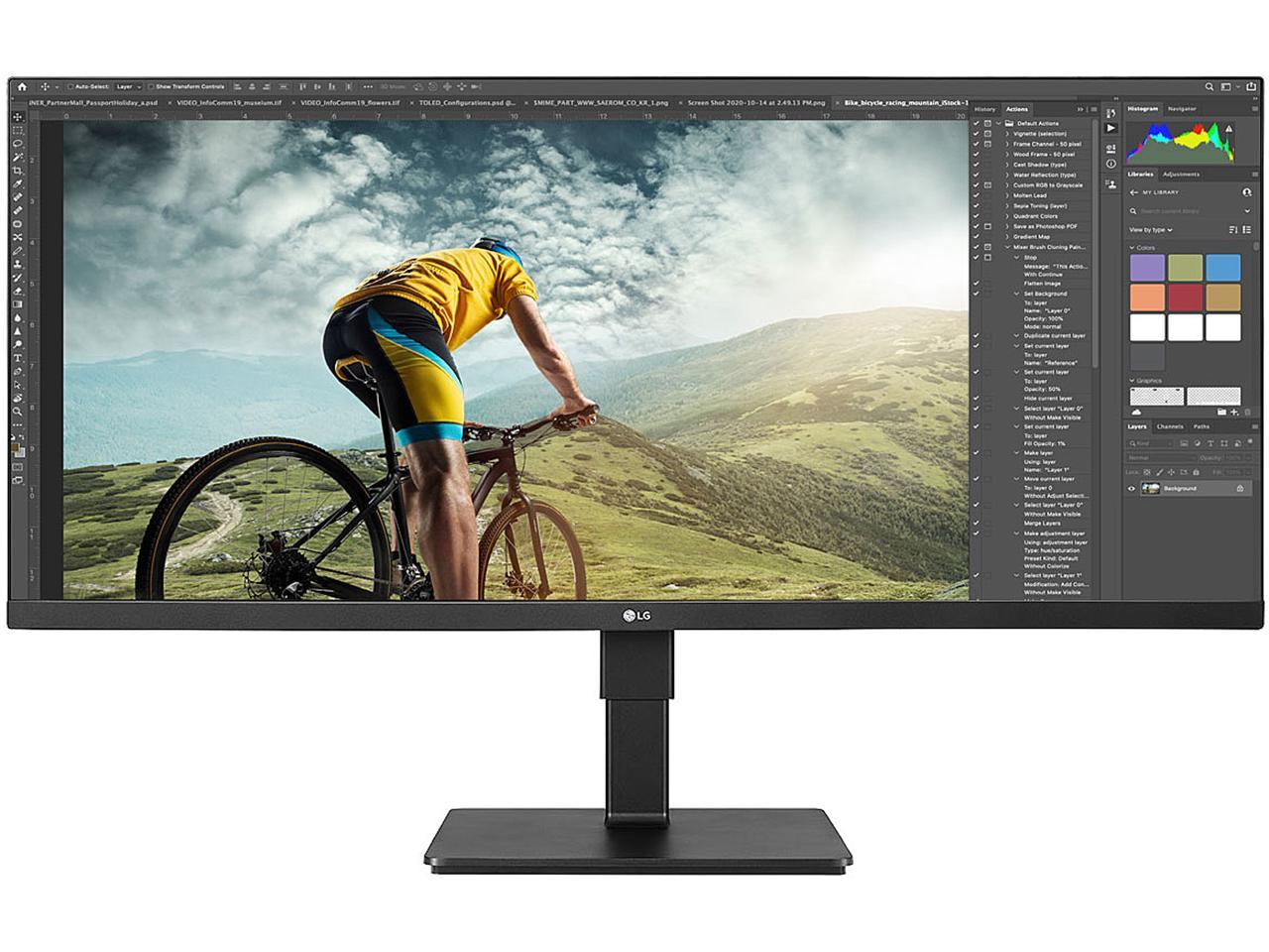 LG 34" UltraWide Screen Monitor, 2560x1080, 21:9 HDMI Display Port, IPS ...