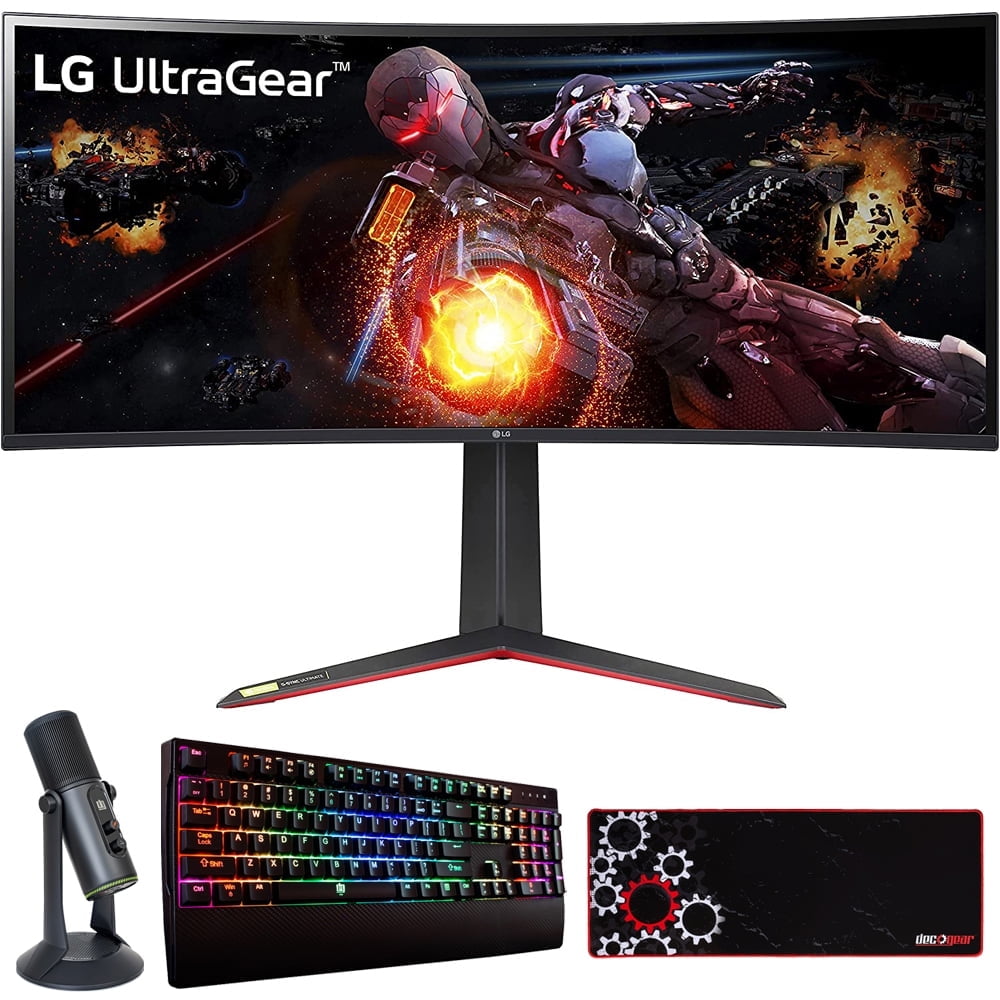 LG 34GP950G-B 34" UltraGear QHD (3440 x 1440) Nano IPS Curved Gaming ...