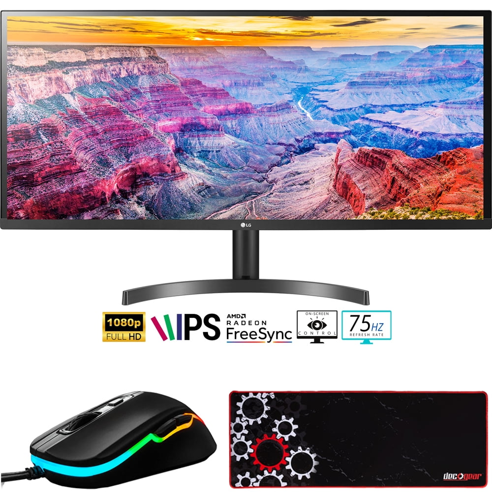 LG 34WL600-B 34" UltraWide IPS FreeSync LED Monitor 2560 x 1080 21:9 ...