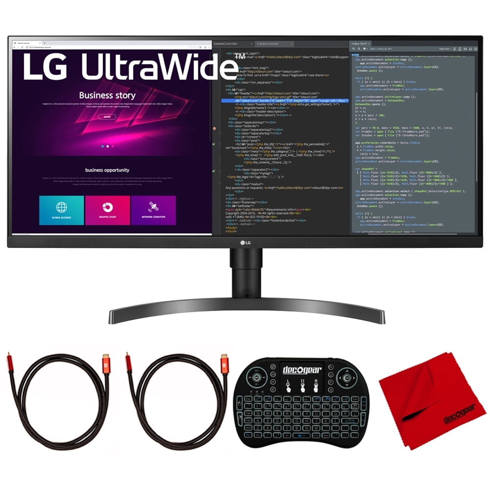 LG 34WN750-B 34 inch UltraWide QHD 3440x1440 21:9 IPS HDR10 Monitor ...