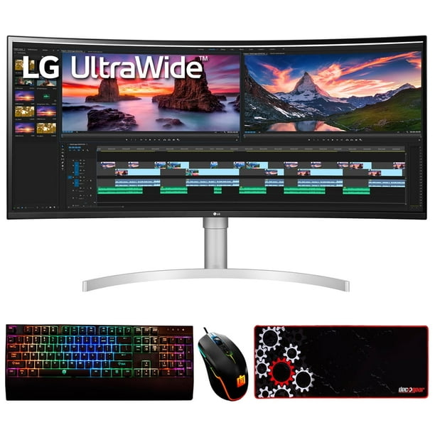 LG 38WN95C-W 38" UltraWide QHD+ IPS Curved Monitor, NVIDIA G-SYNC ...
