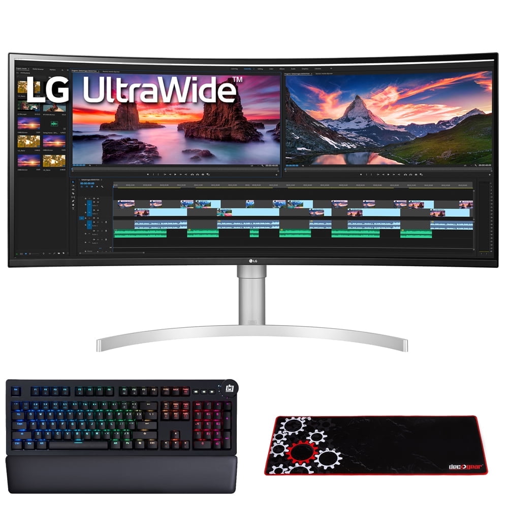 LG 38WN95C-W 38" UltraWide QHD+ IPS Curved Monitor, NVIDIA G-SYNC ...