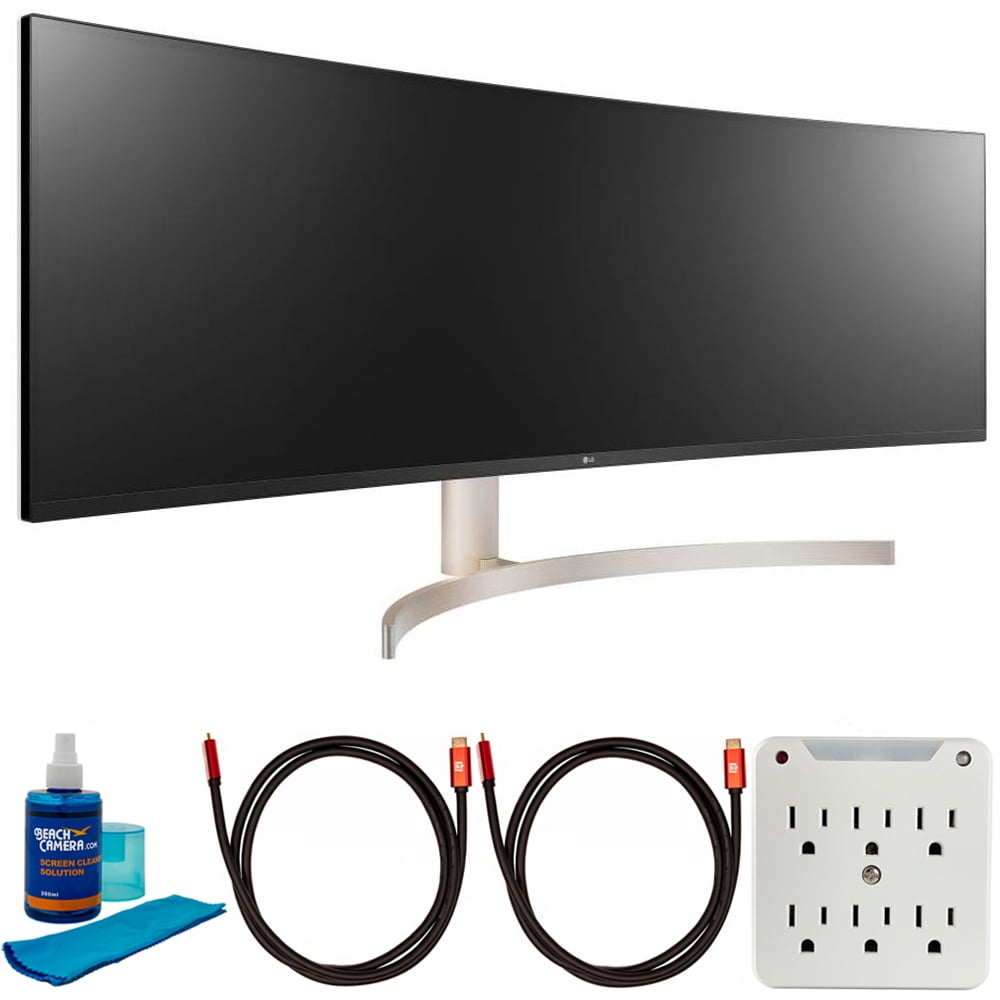 LG 49WL95C-W 49" Class 32:9 UltraWide Dual QHD IPS Curved LED Monitor ...