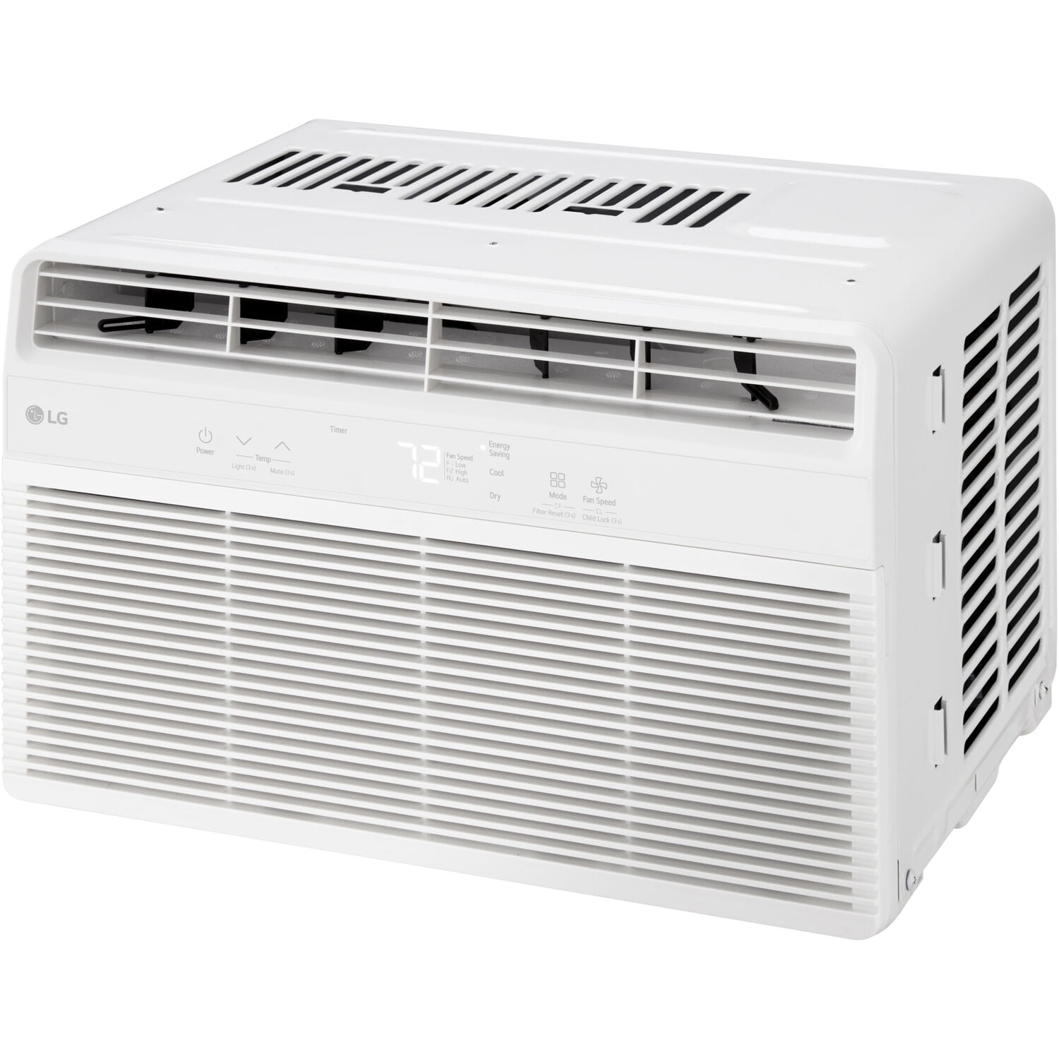 LG 5,000 BTU 115V 150 Sq. ft. Window Air Conditioner, White, LW5025R ...