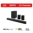 LG 5.1 Channel Soundbar with Dolby Audio and Rear Speakers - S55TR ...